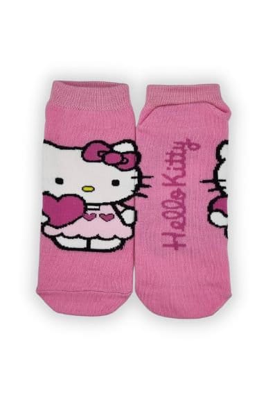 Soquete Hello Kitty base Rosa – CSK – Grow Socks