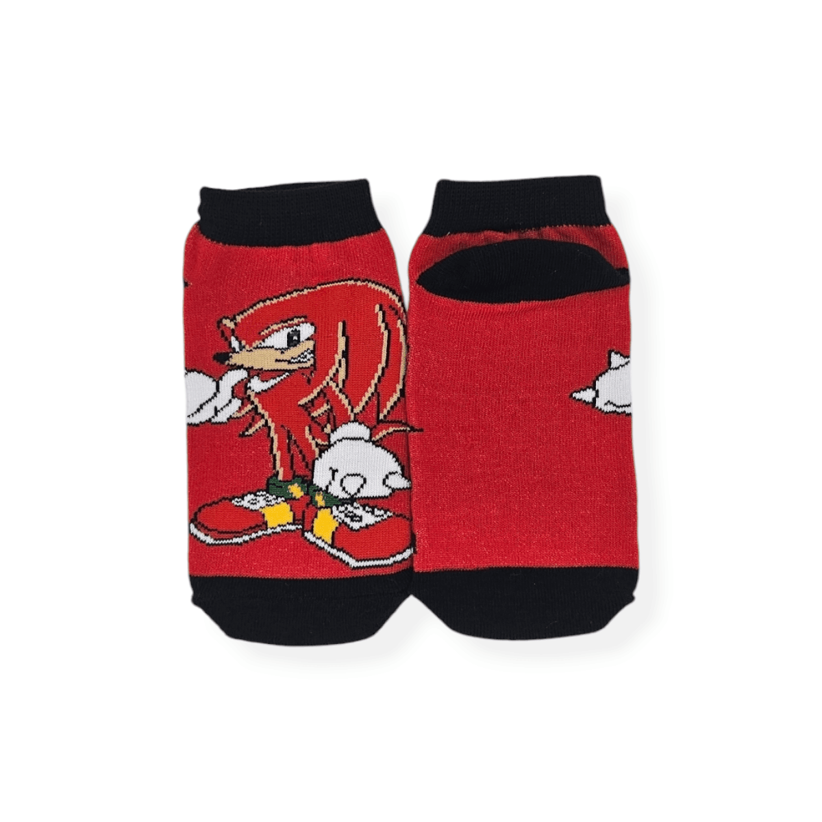 Kids Soquete Sonic Knuckles Rojo Personaje Entero – CSK – Grow Socks